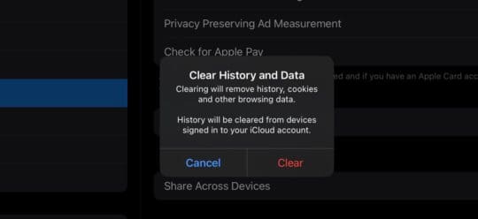 How to Clear Your iPad Browsing History - AppleToolBox