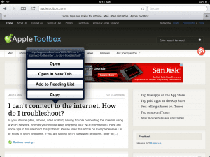 How to Open a New Tab or Page in Mobile Safari with iPad, iPhone or ...