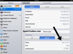 How to set up and configure proxy settings on an iPad, iPhone or iPod ...