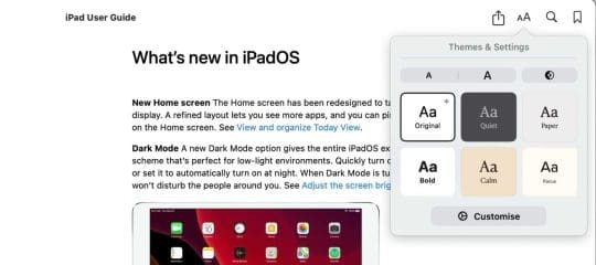 How to Change Appearance of Books in Apple Books (iBooks) - AppleToolBox