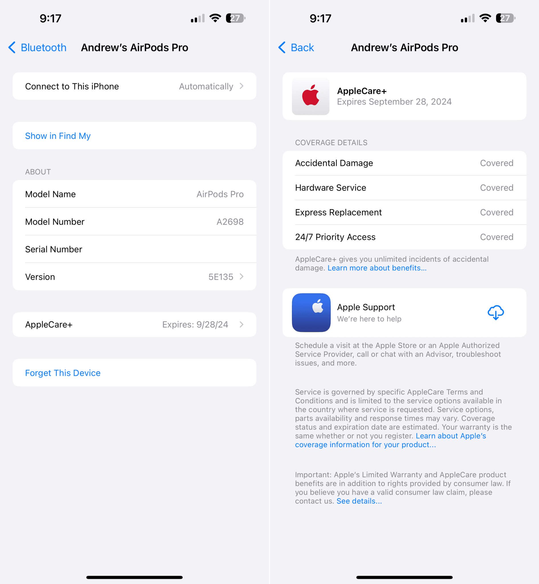 How to Check Your Apple Support Coverage: iPhone, iPad, iPod, Mac ...
