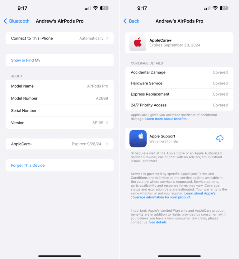 How to Check Your Apple Support Coverage: iPhone, iPad, iPod, Mac ...