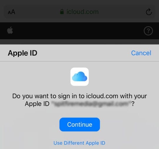 How to login to iCloud.com on your iPhone or iPad - AppleToolBox