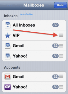 Can I delete VIP mailbox (iOS)? - AppleToolBox