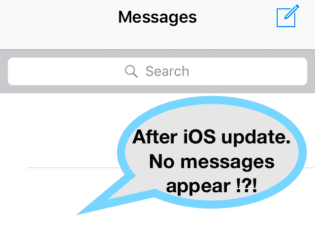 iPhone Texts Disappeared After iOS Update - AppleToolBox