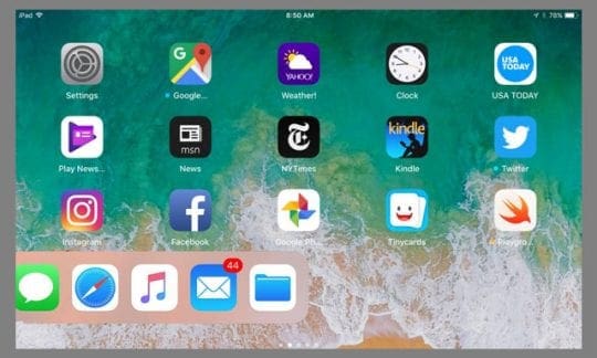 How-To Use Your iPad Dock in iOS 11 and above - AppleToolBox