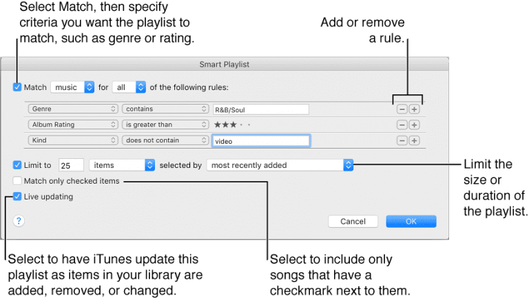 How to use and create Smart Playlists in iTunes and your iPhone ...