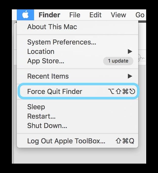 How to Quickly Restart or Relaunch Finder in macOS - AppleToolBox