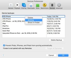 Where iPhone, iPad, or iPod touch backups are stored on Mac or Windows