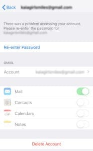 Can't Update or Change Email Password on iPhone or iPad? - AppleToolBox