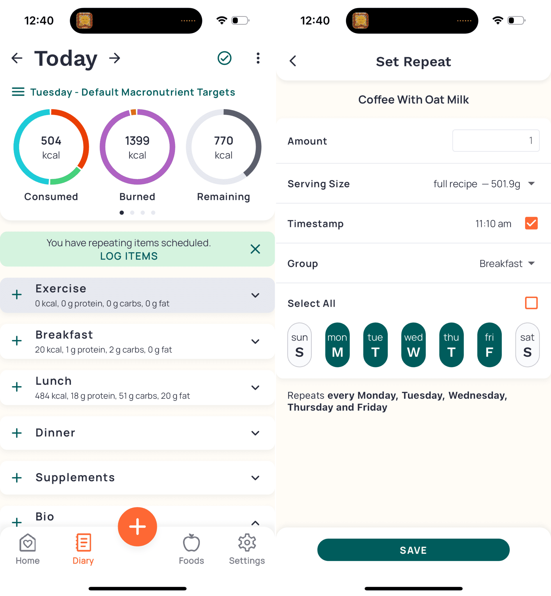 The 5 Best Food Tracker Apps for iPhone and iPad - AppleToolBox