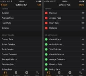 How to customize Apple Watch Metrics to track your workout