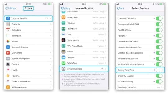 Why is ‘Set Automatically’ grayed out in iPhone Date and Time settings?