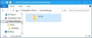Why does my iPhone DCIM folder appear empty on a PC? - AppleToolBox