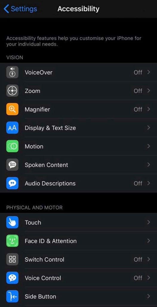 Where's Accessibility Settings in iOS 13 and iPadOS? We found it and ...