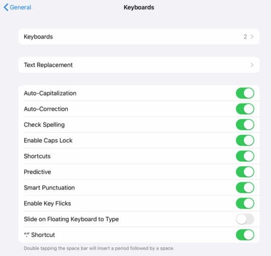 How to turn your iPhone's or iPad's slide-to-text swipe keyboard on or off - AppleToolBox
