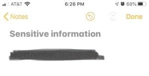 The proper way to censor or redact sensitive data on your iPhone or ...