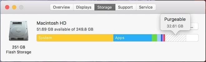 How to manage or delete purgeable storage on your Mac - AppleToolBox