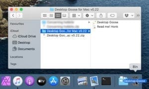 How to quit or completely remove Desktop Goose on a Mac