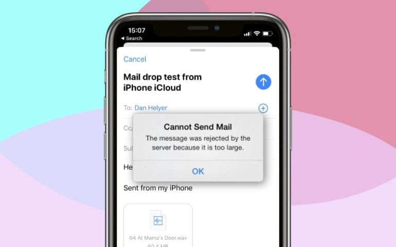 File too large to send from via Mail? How-to fix - AppleToolBox