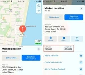 How to Get GPS Coordinates of a Location in Apple Maps - AppleToolBox