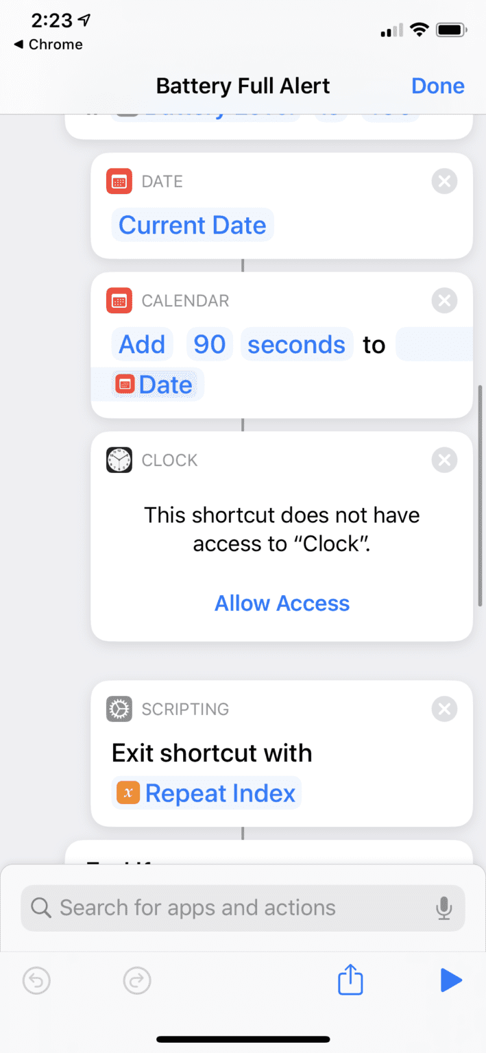 Set iOS Alarm Notification When Battery Is Fully Charged - AppleToolBox
