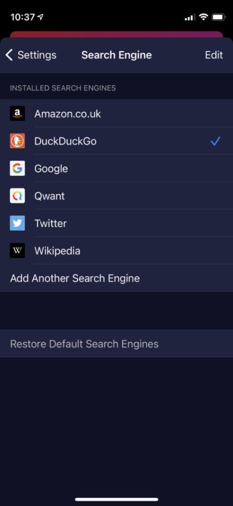 How to Change the Default Search Engine for Every iPhone Browser