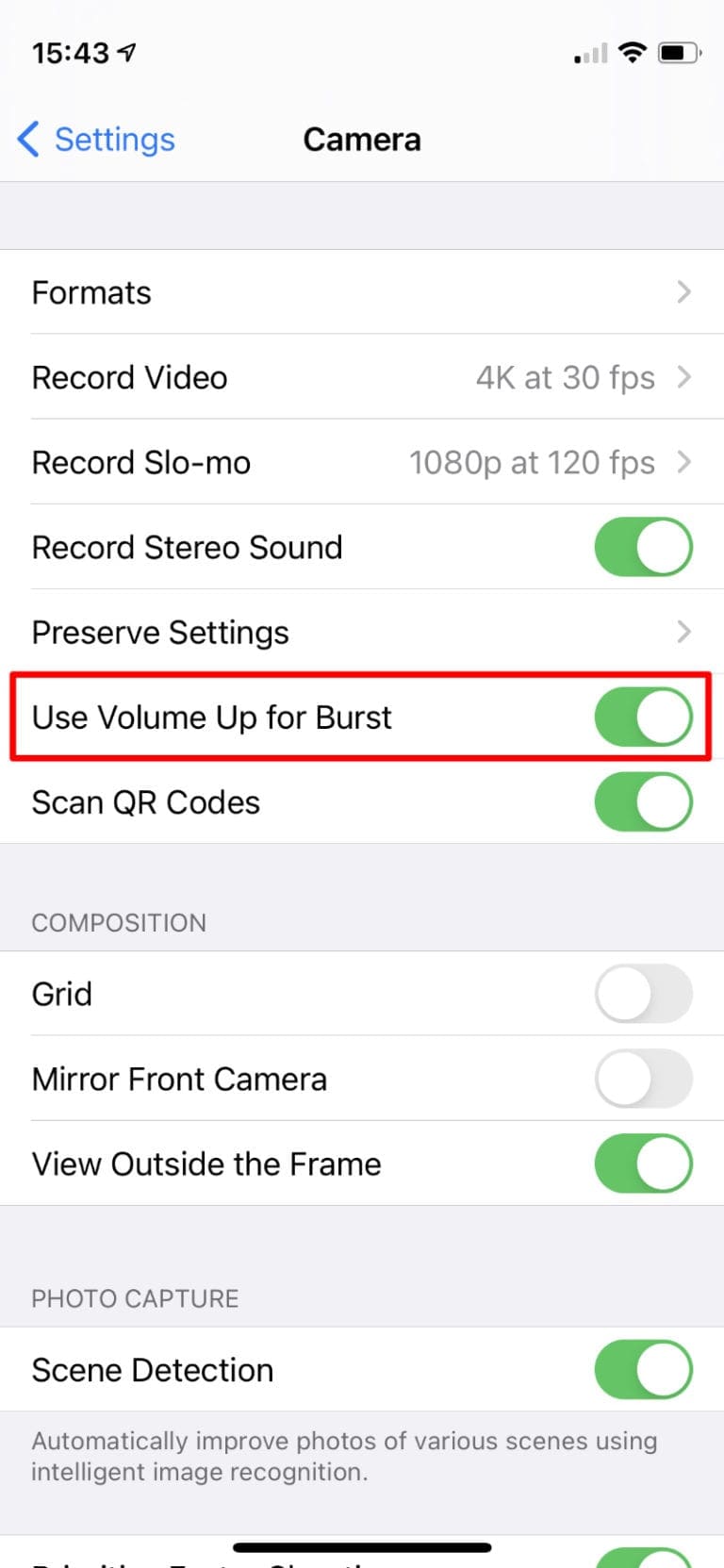 How to Enable and Use Burst Mode on an iPhone - AppleToolBox