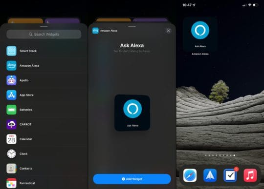 How to add Amazon Ask Alexa Widget to Home Screen on iPhone and iPad ...