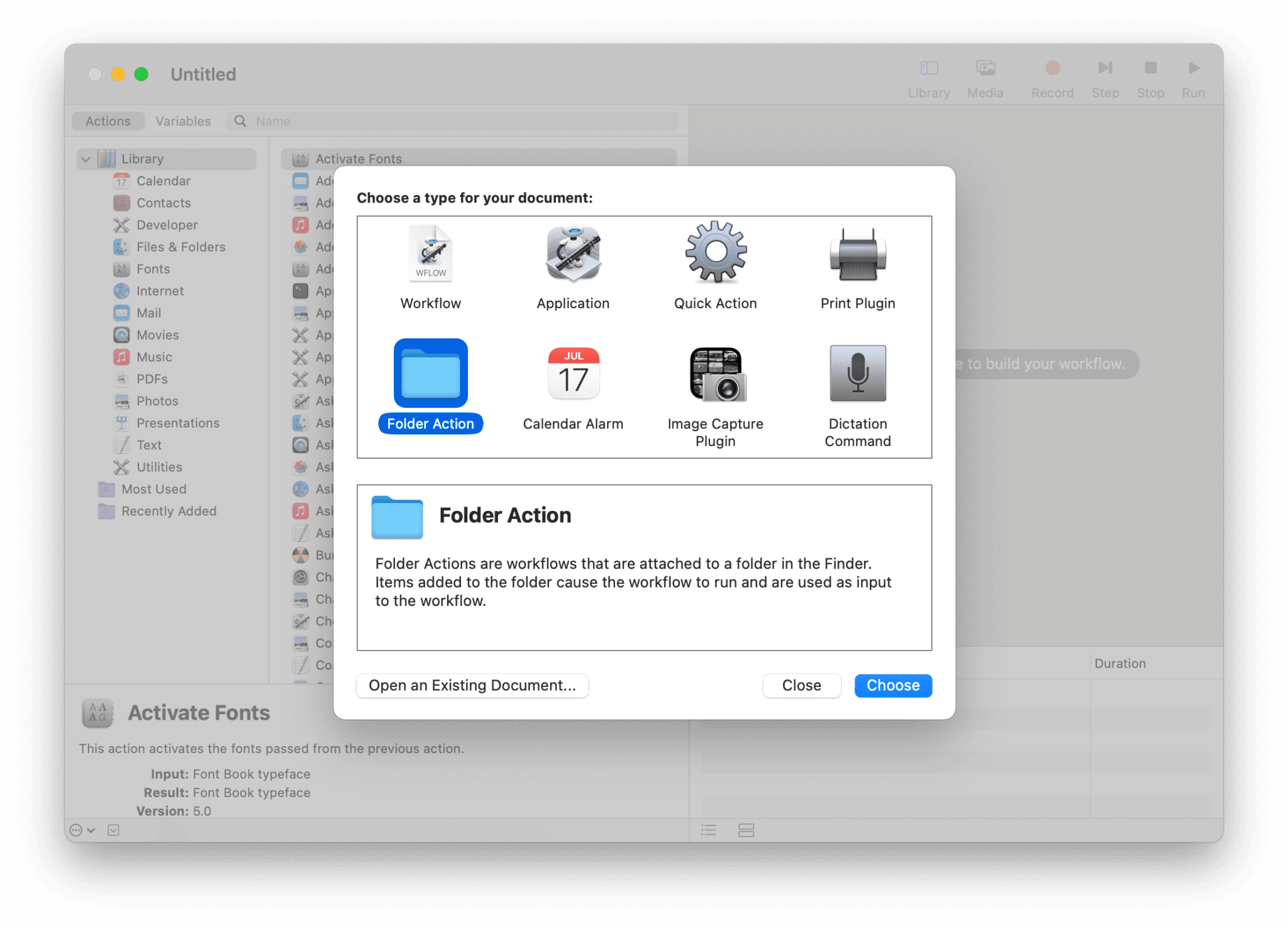 Automator Workflow Types Understanding The Differences Appletoolbox