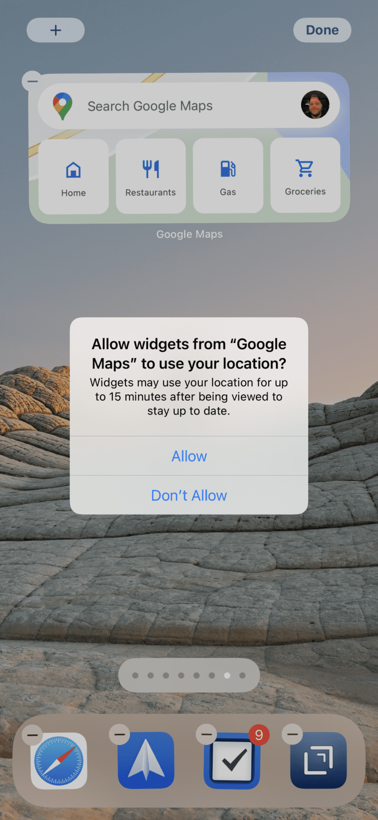 How To Use Google Maps Widget on iPhone and iPad - AppleToolBox