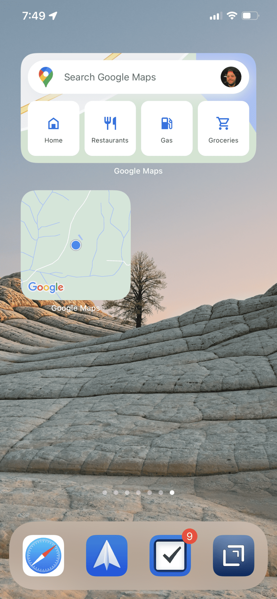 How To Use Google Maps Widget on iPhone and iPad - AppleToolBox