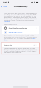 How To Set Up an Apple ID Recovery Key - AppleToolBox