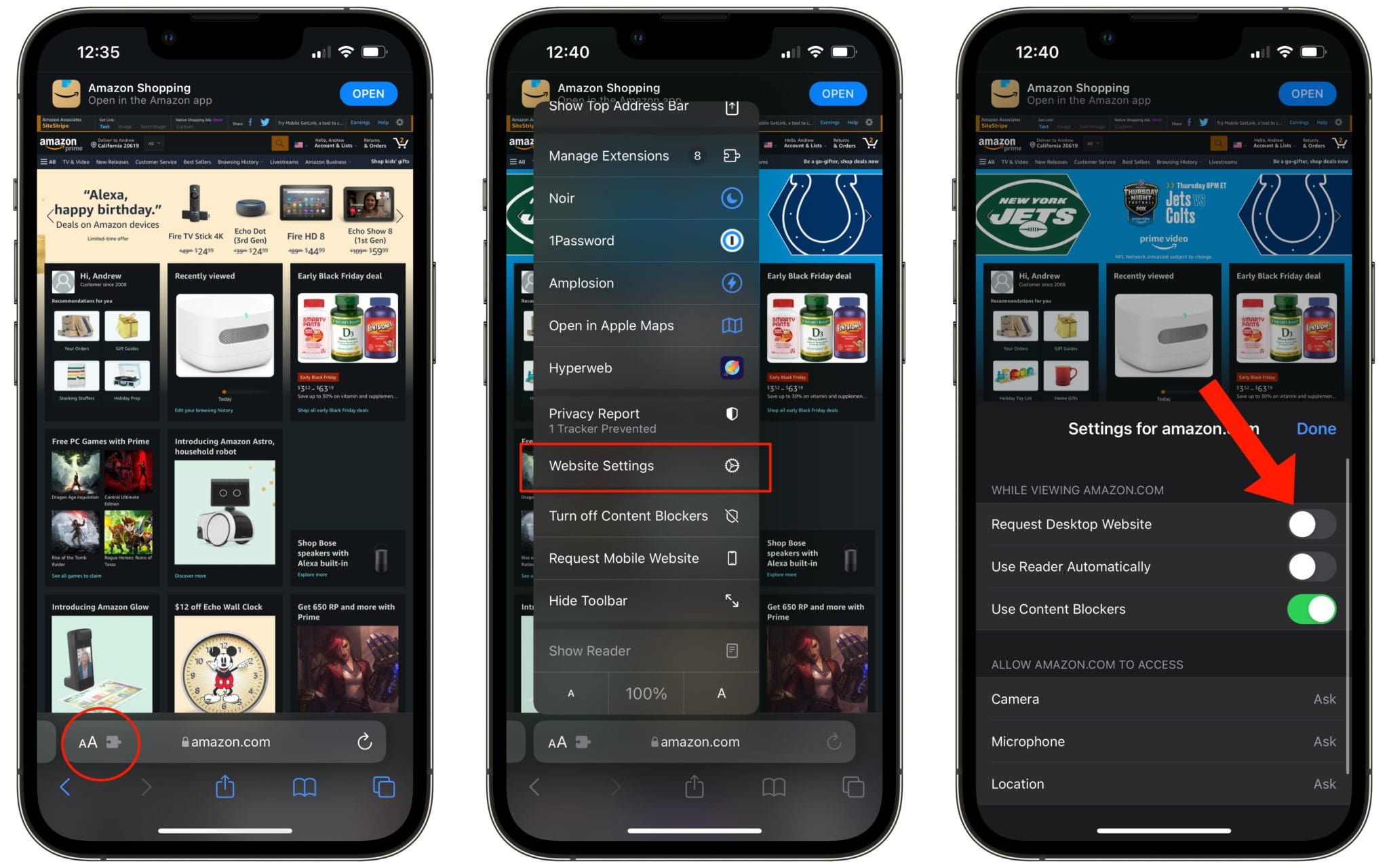 How To Request Desktop Websites in Safari on iPhone and iPad - AppleToolBox