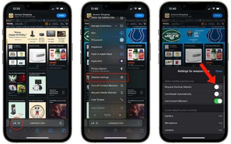 How To Request Desktop Websites in Safari on iPhone and iPad - AppleToolBox