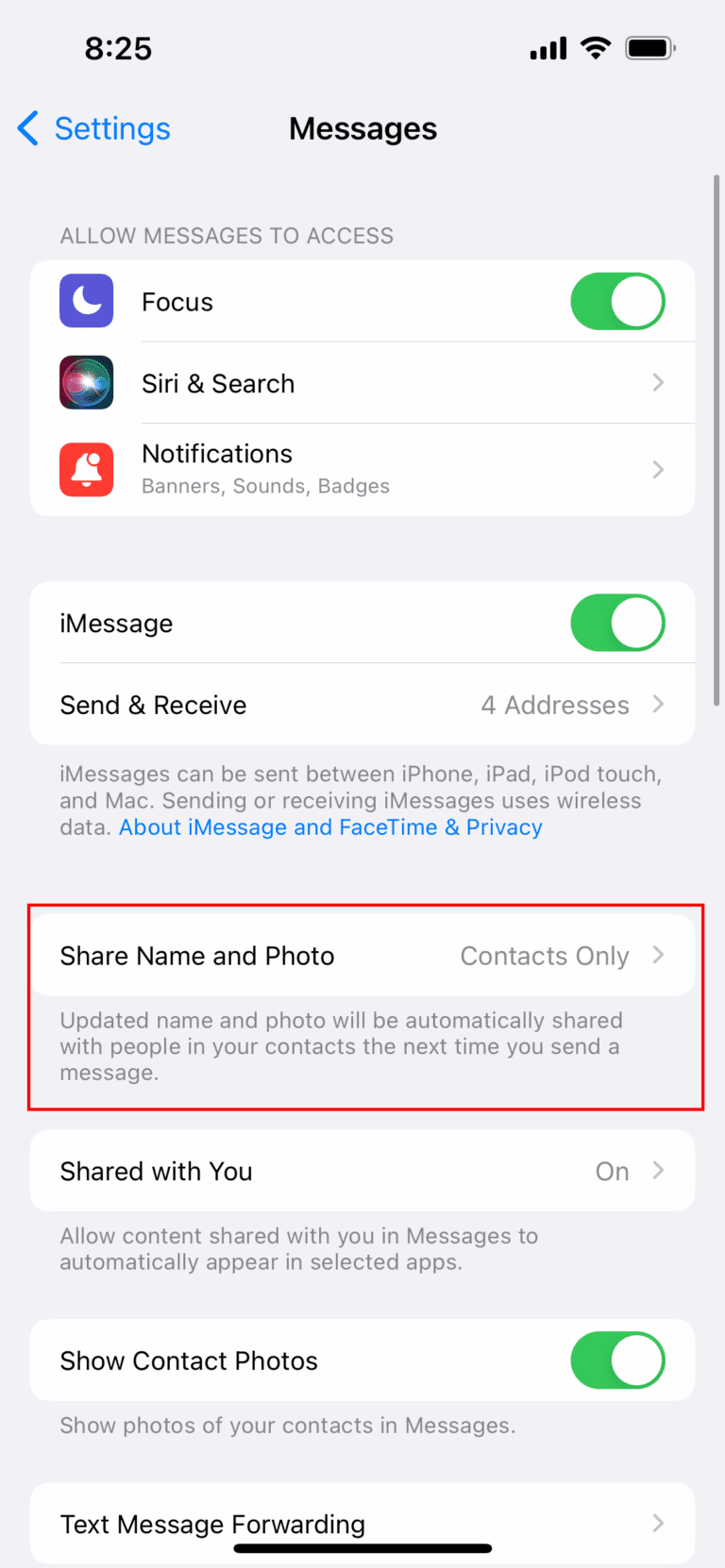 How To Set Profile Picture and Name for iMessage on iPhone - AppleToolBox