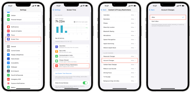 Fix: Account Restriction – This iPhone Is Restricted From Creating Mail ...