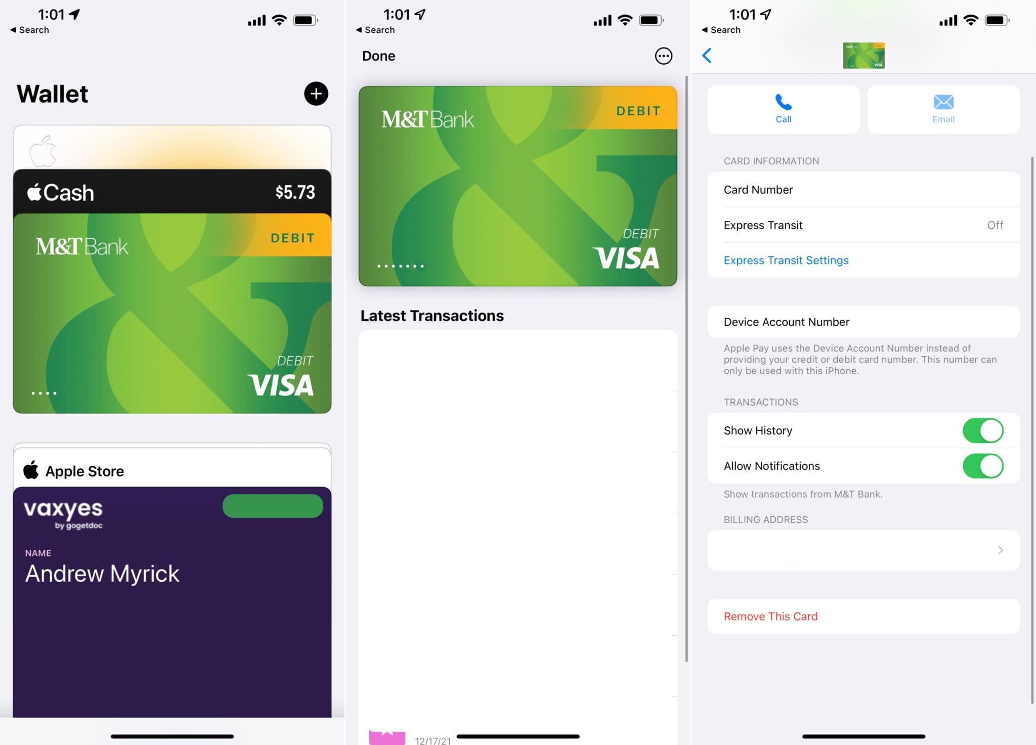 Apple Wallet Card Verified but “Verify” Button Still Shows - AppleToolBox