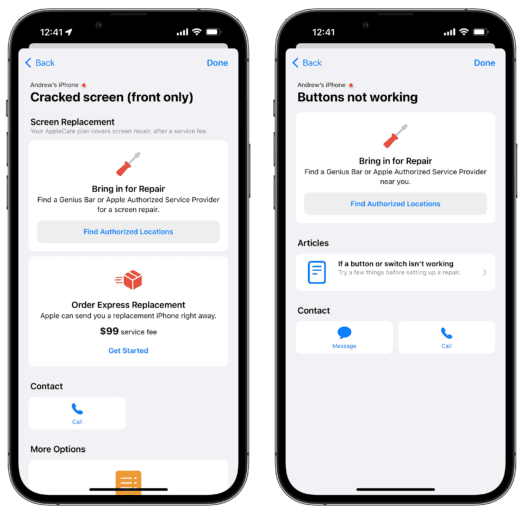 How To Check iPhone Repair Estimates Using Apple Support App - AppleToolBox