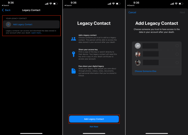 How To Set Up Legacy Contacts On iPhone - AppleToolBox