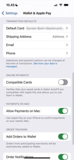 How to Switch Your Default Card in Apple Pay - AppleToolBox