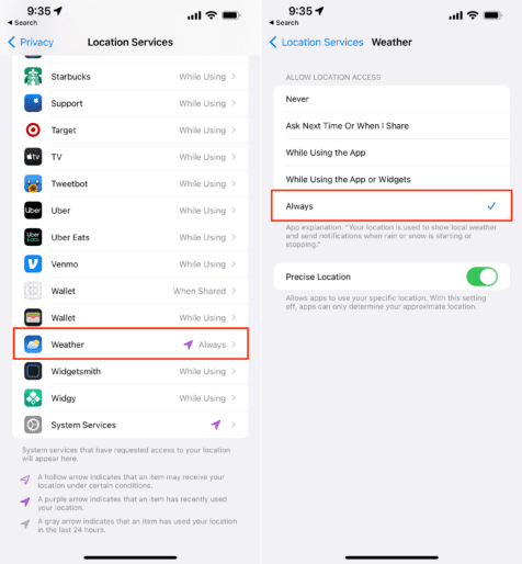 How To Get Weather Notifications on iPhone - AppleToolBox