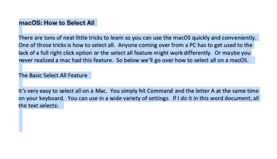 macOS: How to Select All - AppleToolBox