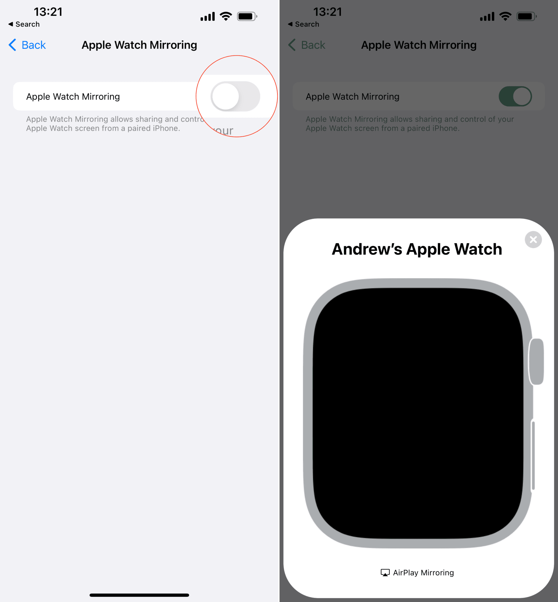 How To Use Apple Watch Mirroring - AppleToolBox