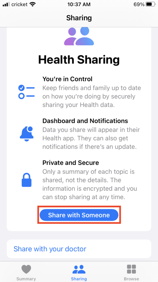 How to Share Health Data on iPhone - AppleToolBox