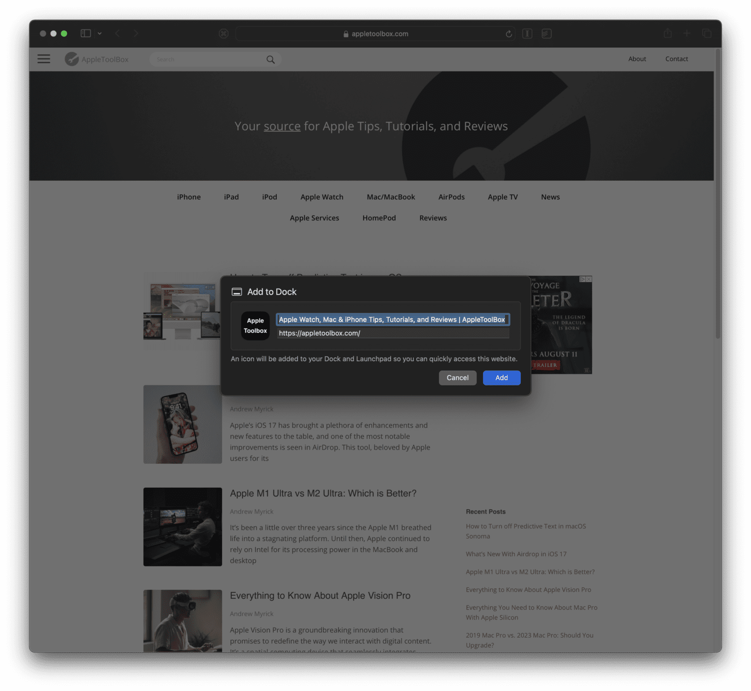 How to Use Web Apps on Mac - AppleToolBox