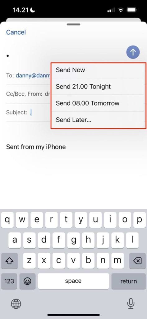 How to Schedule Emails in iOS 16 on the Mail App - AppleToolBox