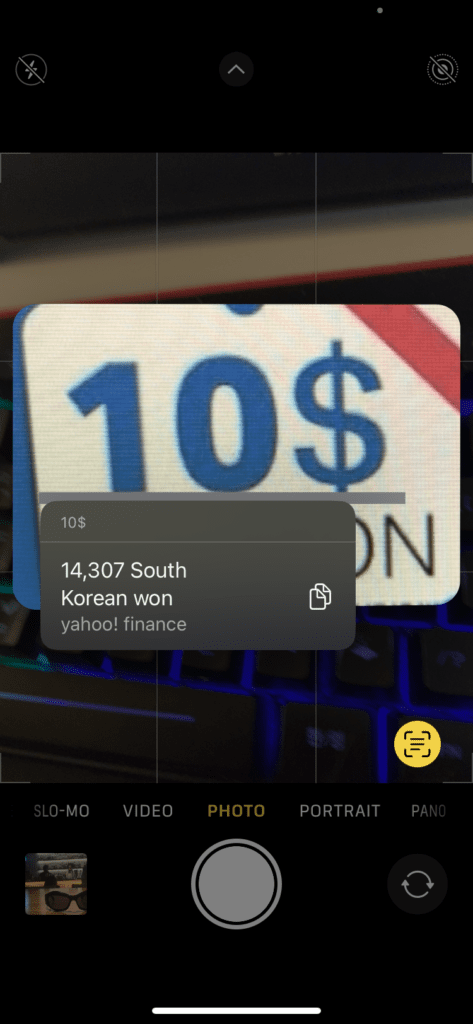 iOS 16: How to Convert Currency With Your Camera - AppleToolBox
