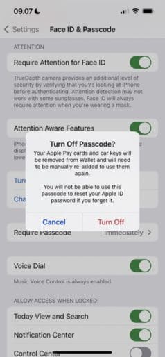 How to Turn Off Your Passcode on Your iOS Device - AppleToolBox