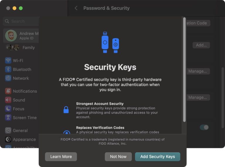 How to Use Security Keys on Mac - AppleToolBox